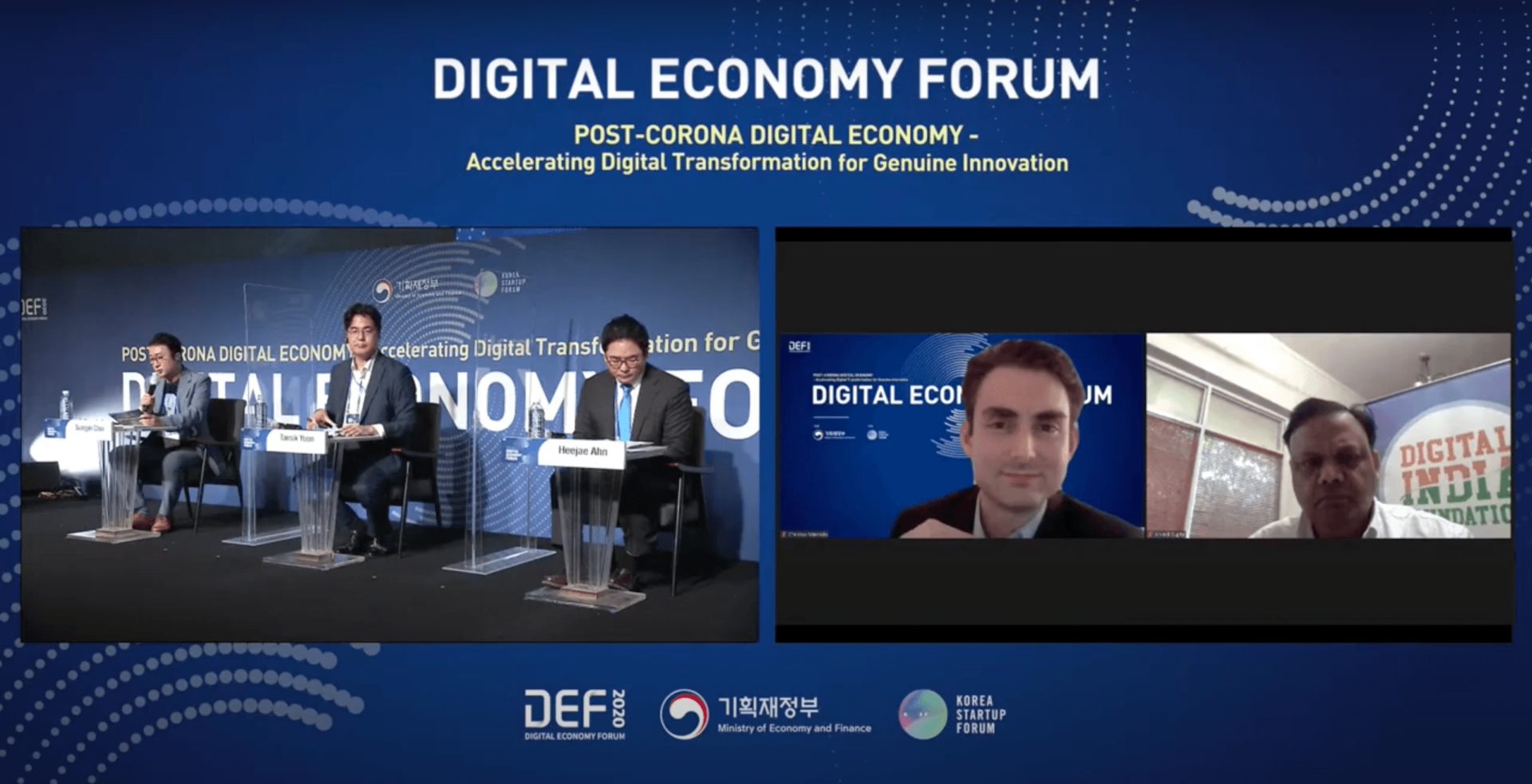 Virtual DIGITAL ECONOMY FORUM 2020 had a grand success with talks about ...