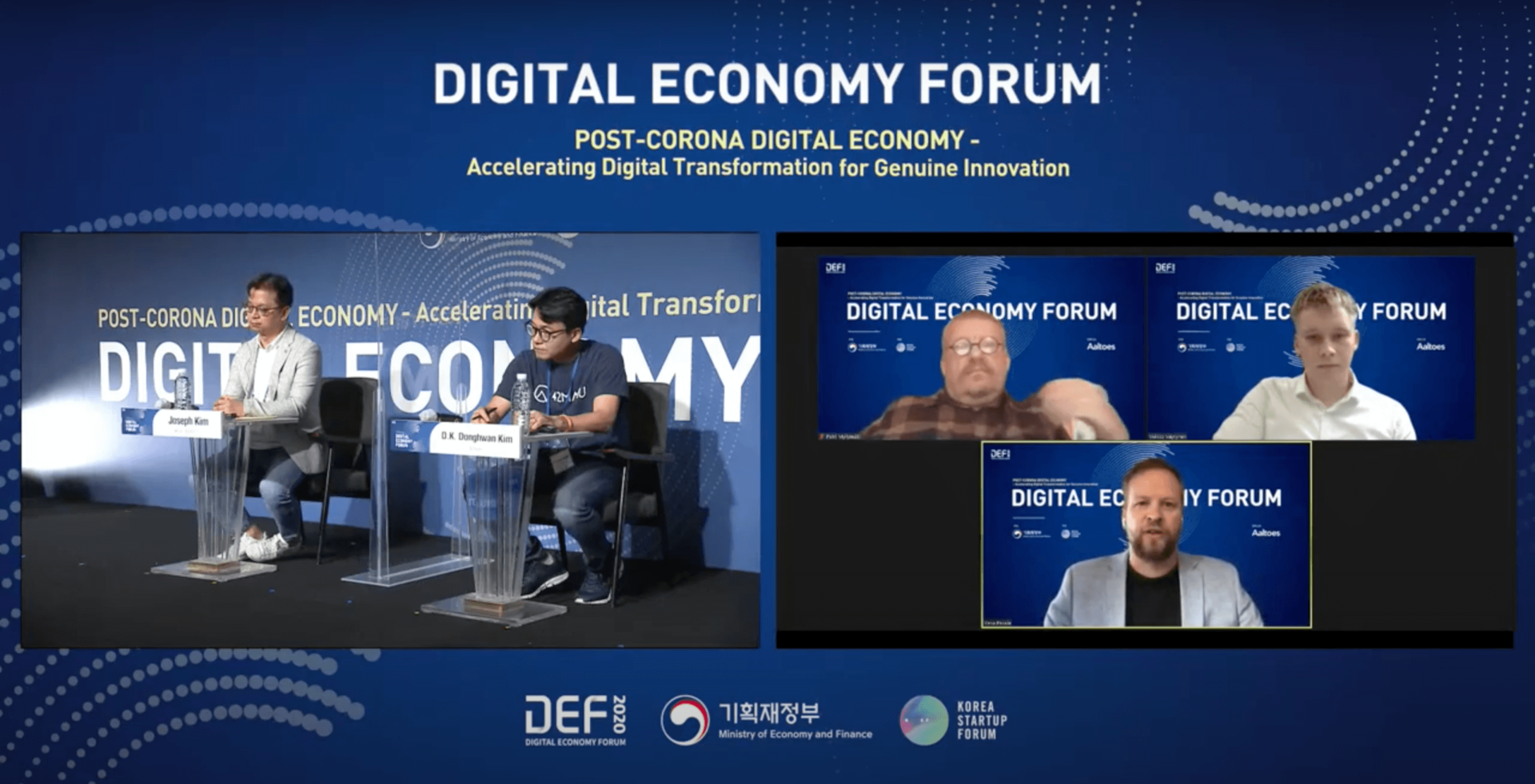 Virtual DIGITAL ECONOMY FORUM 2020 had a grand success with talks about ...