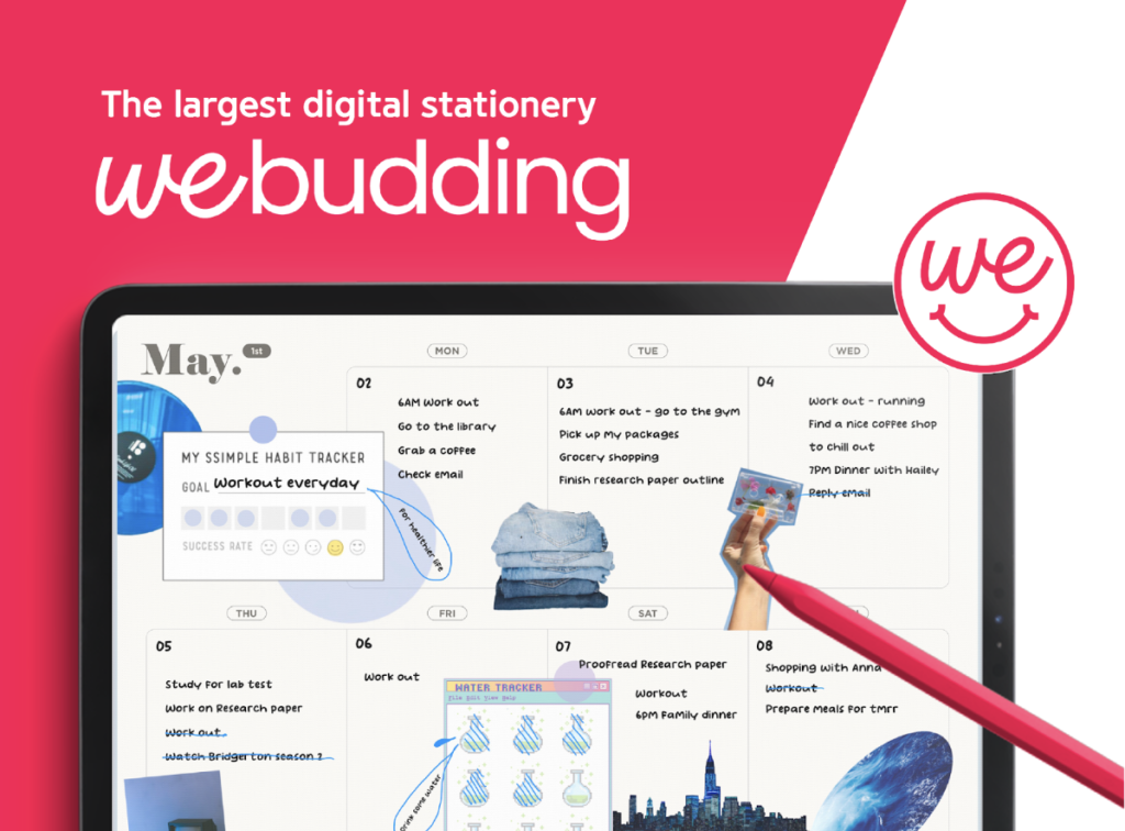 Noutecompany’s digital stationery trading platform ‘WeBudding’ for Gen MZ academic needs ...